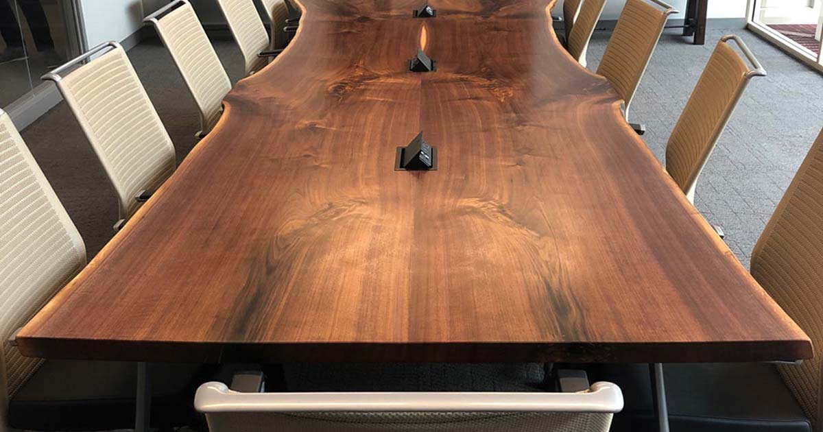 Quality Custom Made Solid Wood Conference Tables & Desk Tops